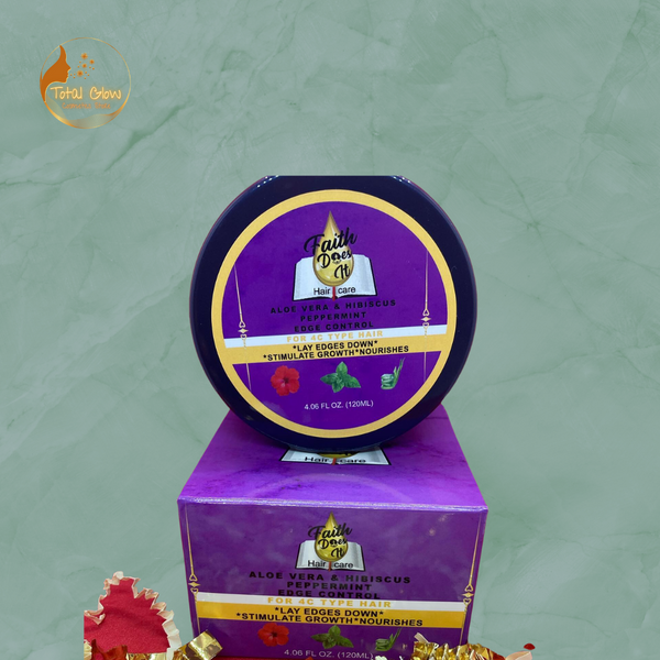 Aloe & Hibiscus Peppermint Edge control – Total Glow Store